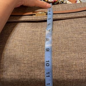 Calin collection | Bags | Calin Vegan Leather Trim Woven Body Handbag ...